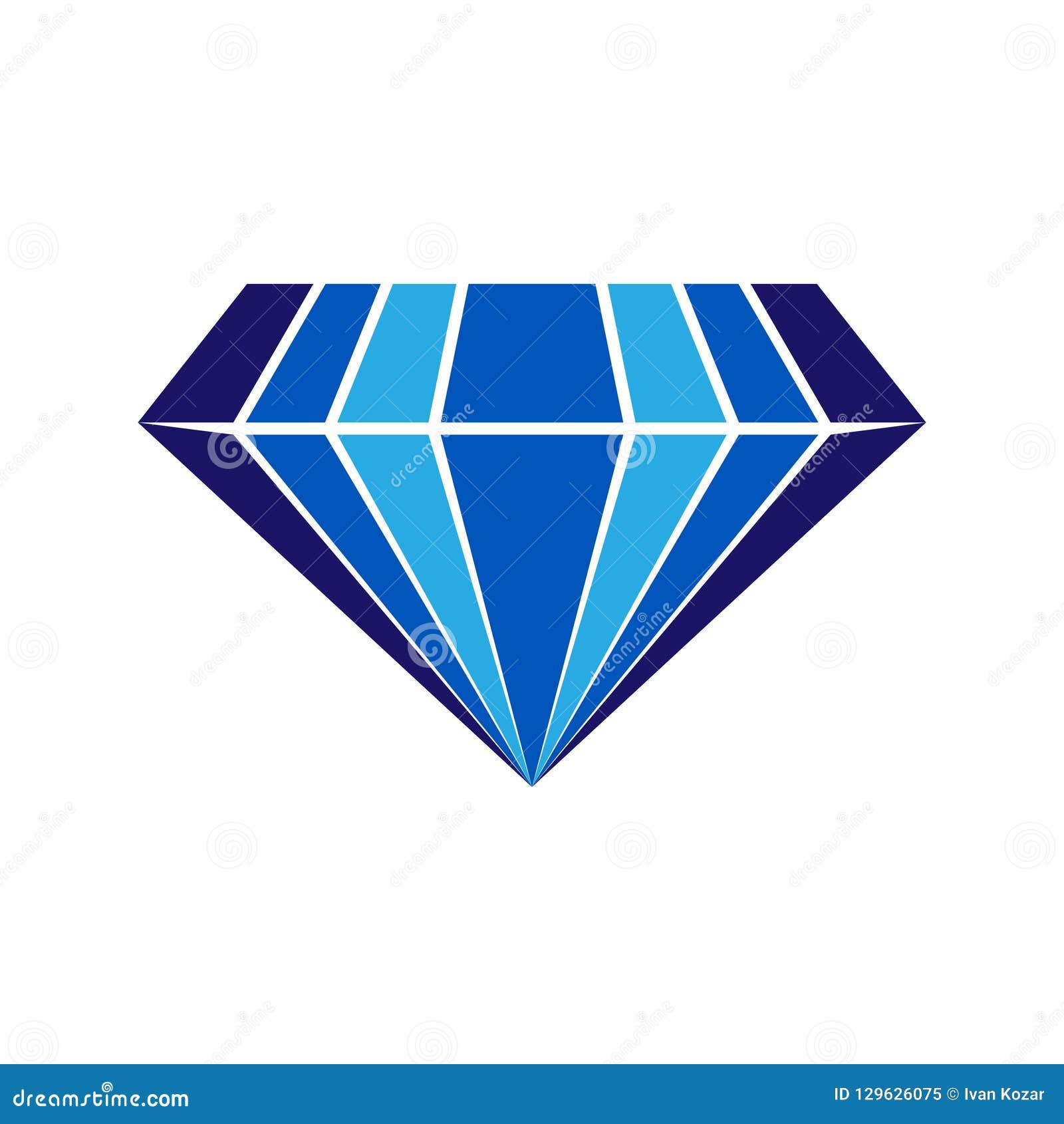 Logo de vecteur de saphir illustration de vecteur. Illustration du ...