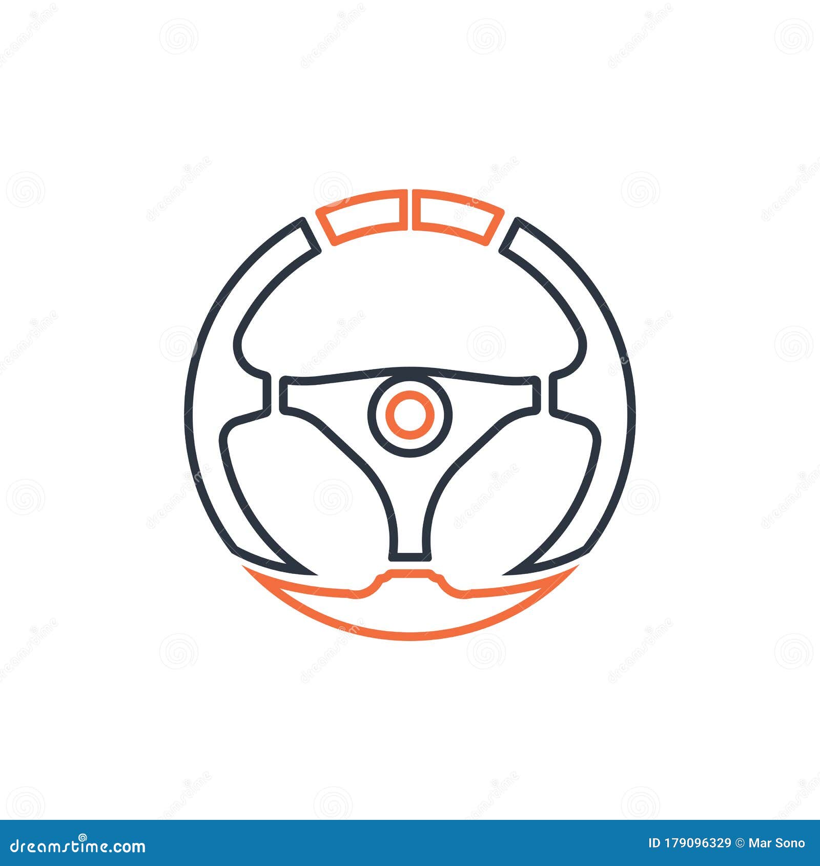 Logo de vecteur de volant illustration de vecteur. Illustration du ...