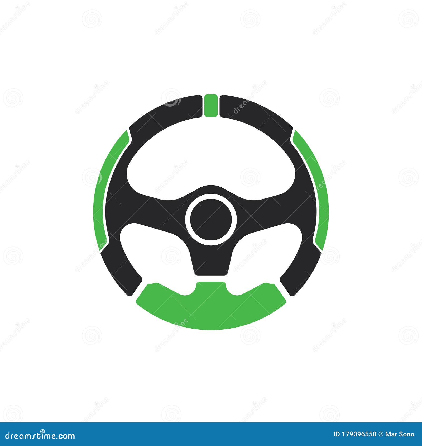 Logo de vecteur de volant illustration de vecteur. Illustration du ...