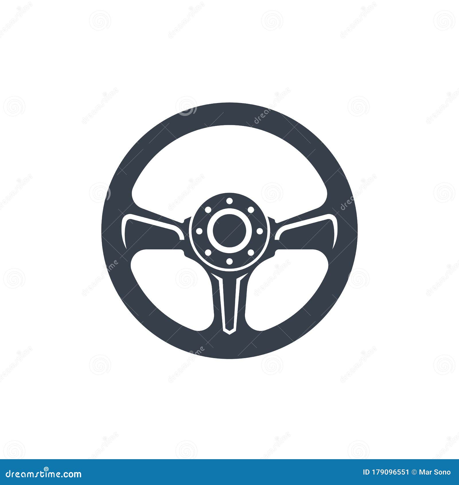 Logo de vecteur de volant illustration de vecteur. Illustration du ...