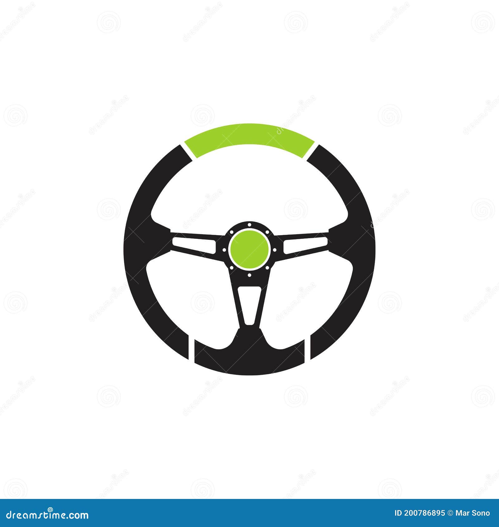 Logo de vecteur de volant illustration de vecteur. Illustration du ...