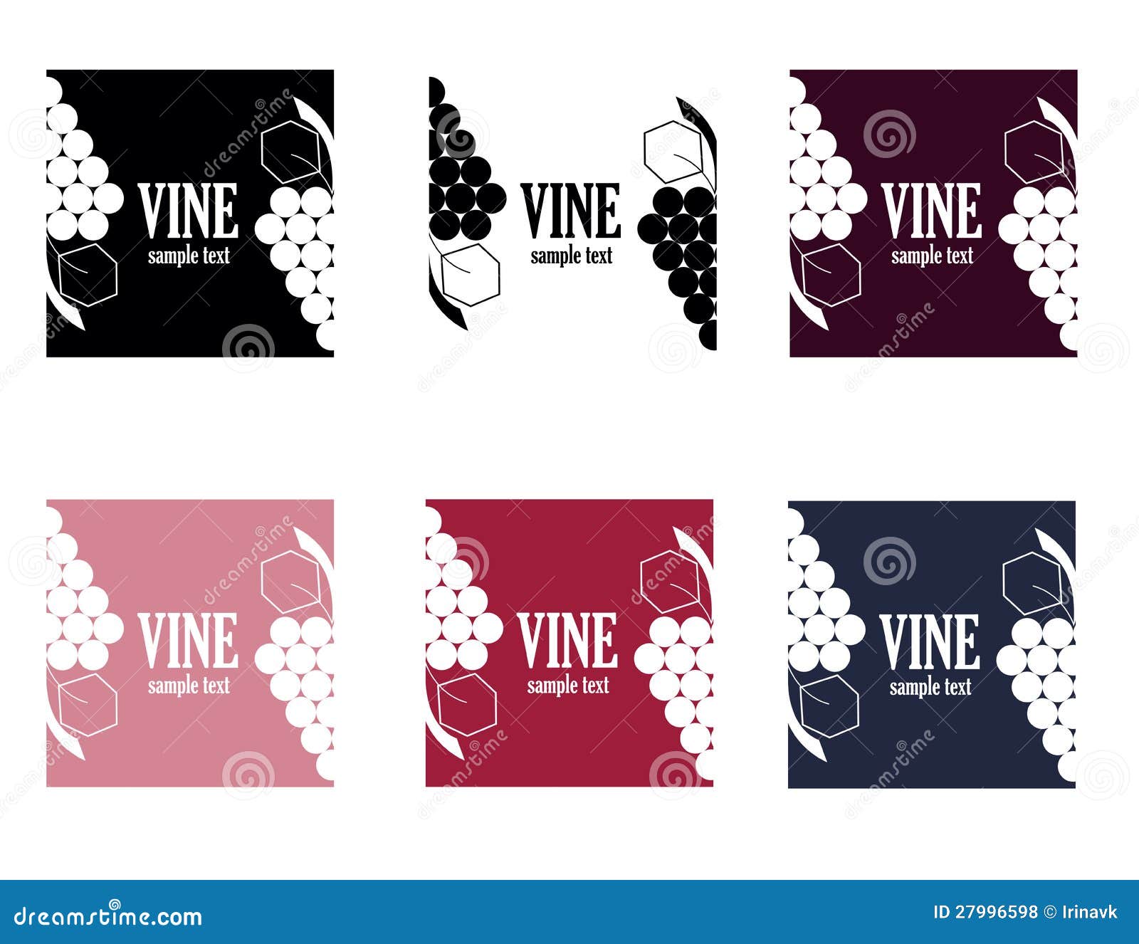 Logo de vigne illustration de vecteur. Illustration du accroissement ...