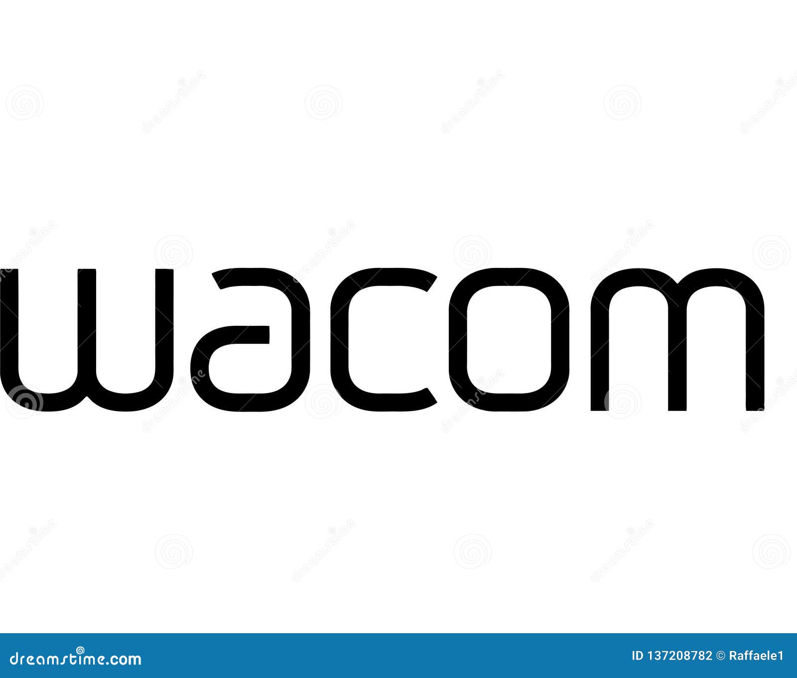 Logo de Wacom photographie éditorial. Illustration of travail - 137208782