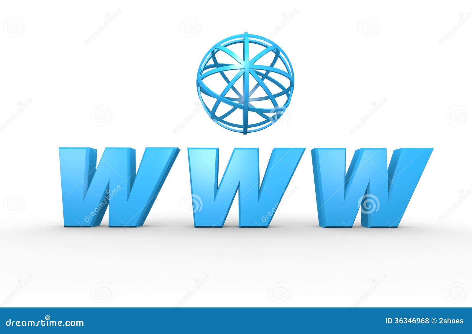Logo de World Wide Web illustration stock. Illustration du information ...