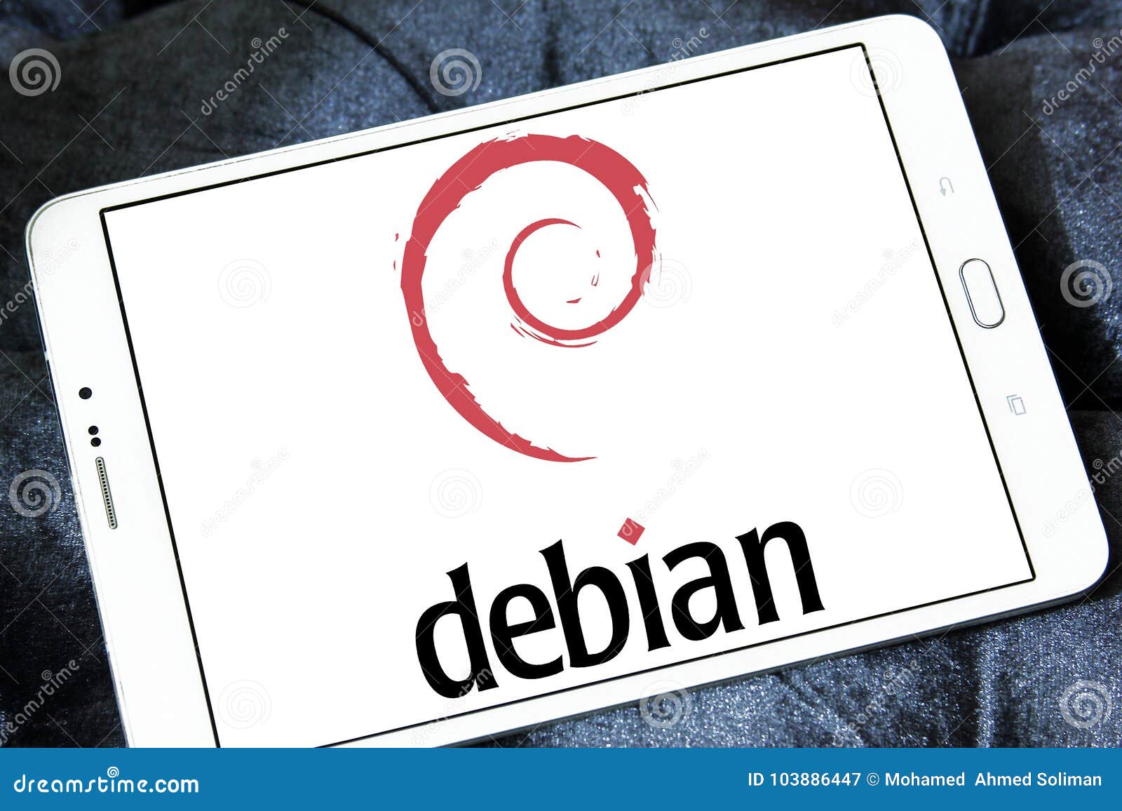 Debian Computer Operating System Logo Editorial Photography - Image of ...