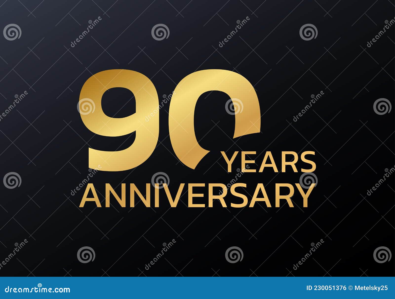 Logo Del 90 Aniversario 90 Años Celebrando ícono O Insignia De Oro ... Logo Del 90 Aniversario 90 Años Celebrando ícono O Insignia De Oro ...