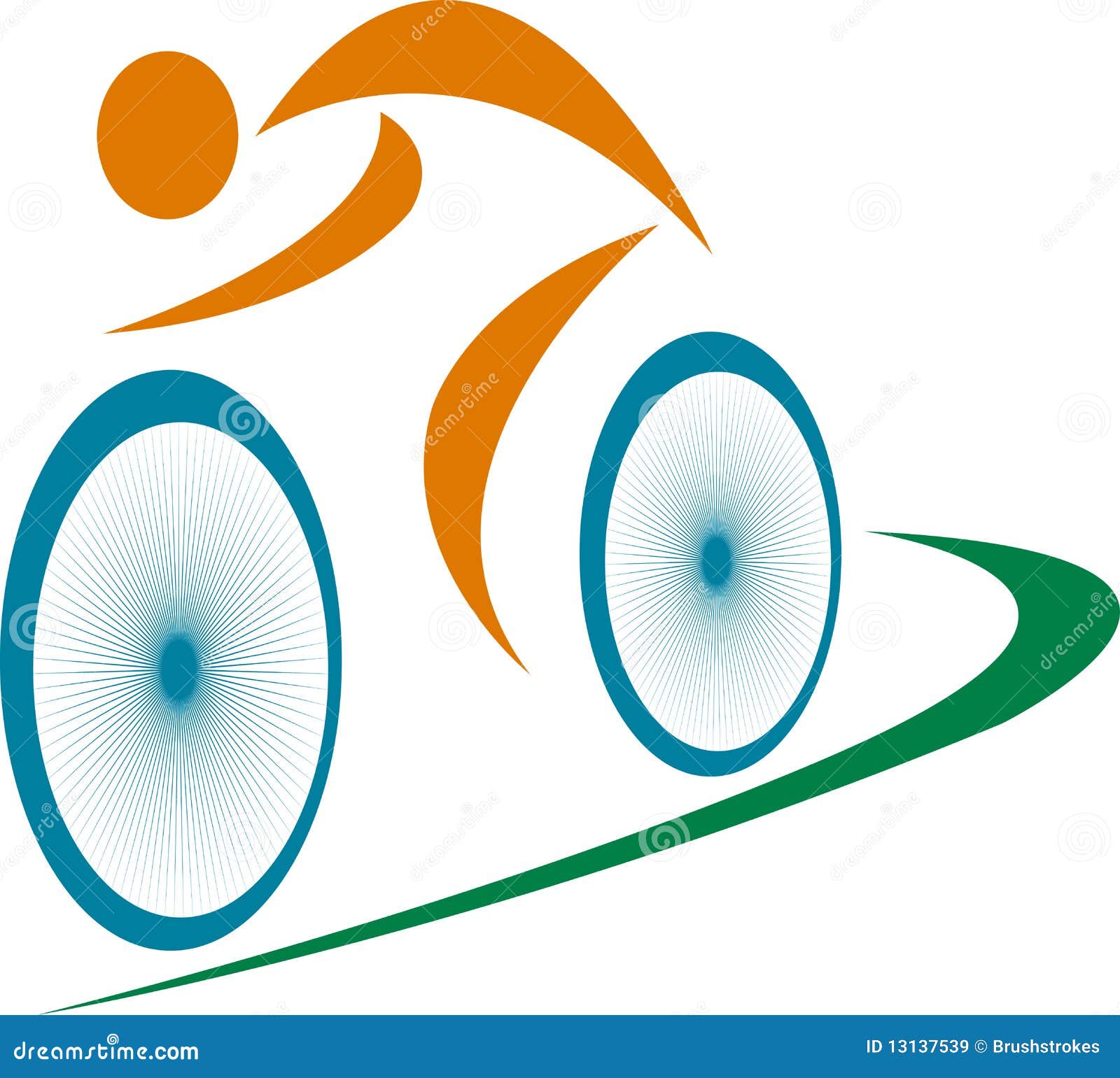 Logo del ciclo stock de ilustración. Ilustración de bike - 13137539