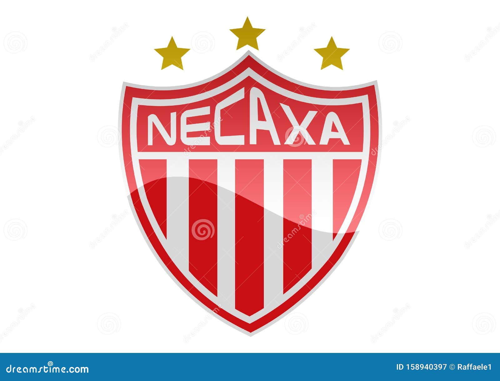 Logo del Club Necaxa fotografía editorial. Ilustración de personas ...