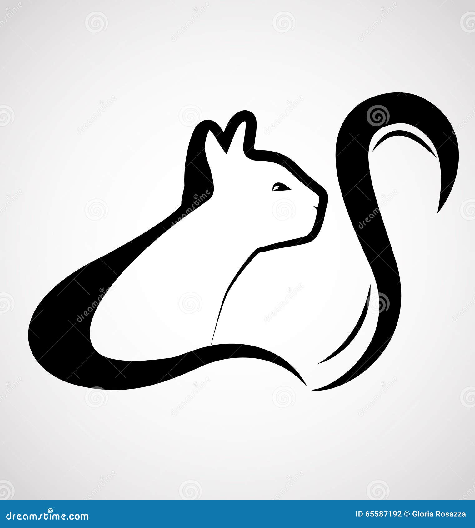 Logo del gatto illustrazione vettoriale. Illustrazione di società ...