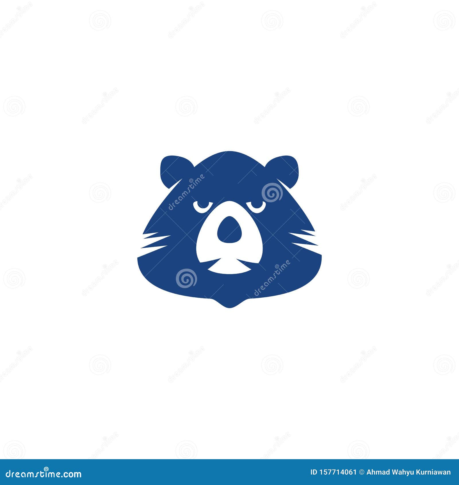 Logo del oso ilustración del vector. Ilustración de bestia - 157714061