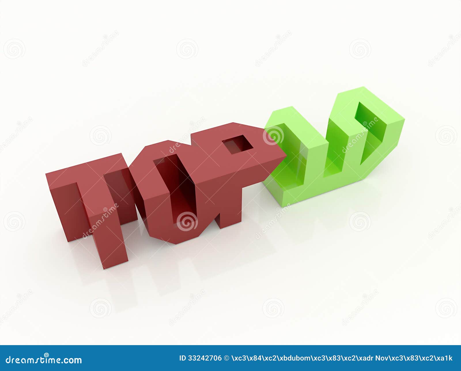 Logo del principale dieci illustrazione di stock. Illustrazione di ...