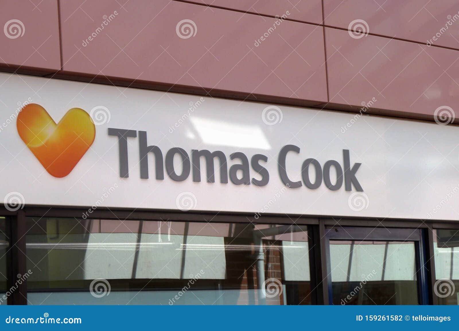 Logo Del Signo Thomas Cook Shop Fotografía editorial - Imagen de ...