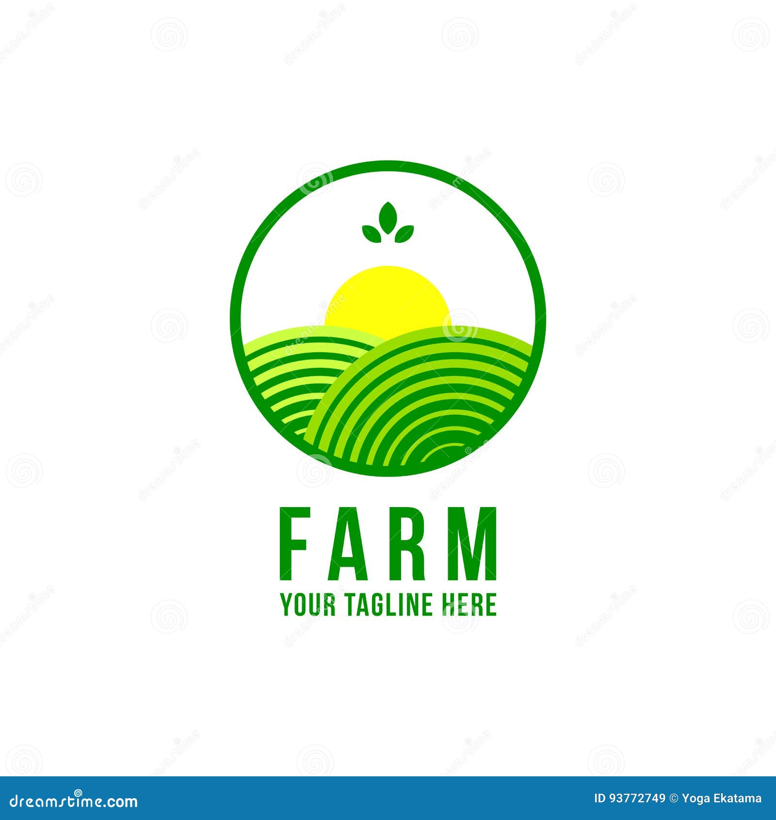 Logo dell'azienda agricola illustrazione vettoriale. Illustrazione di ... Logo dell'azienda agricola illustrazione vettoriale. Illustrazione di ...