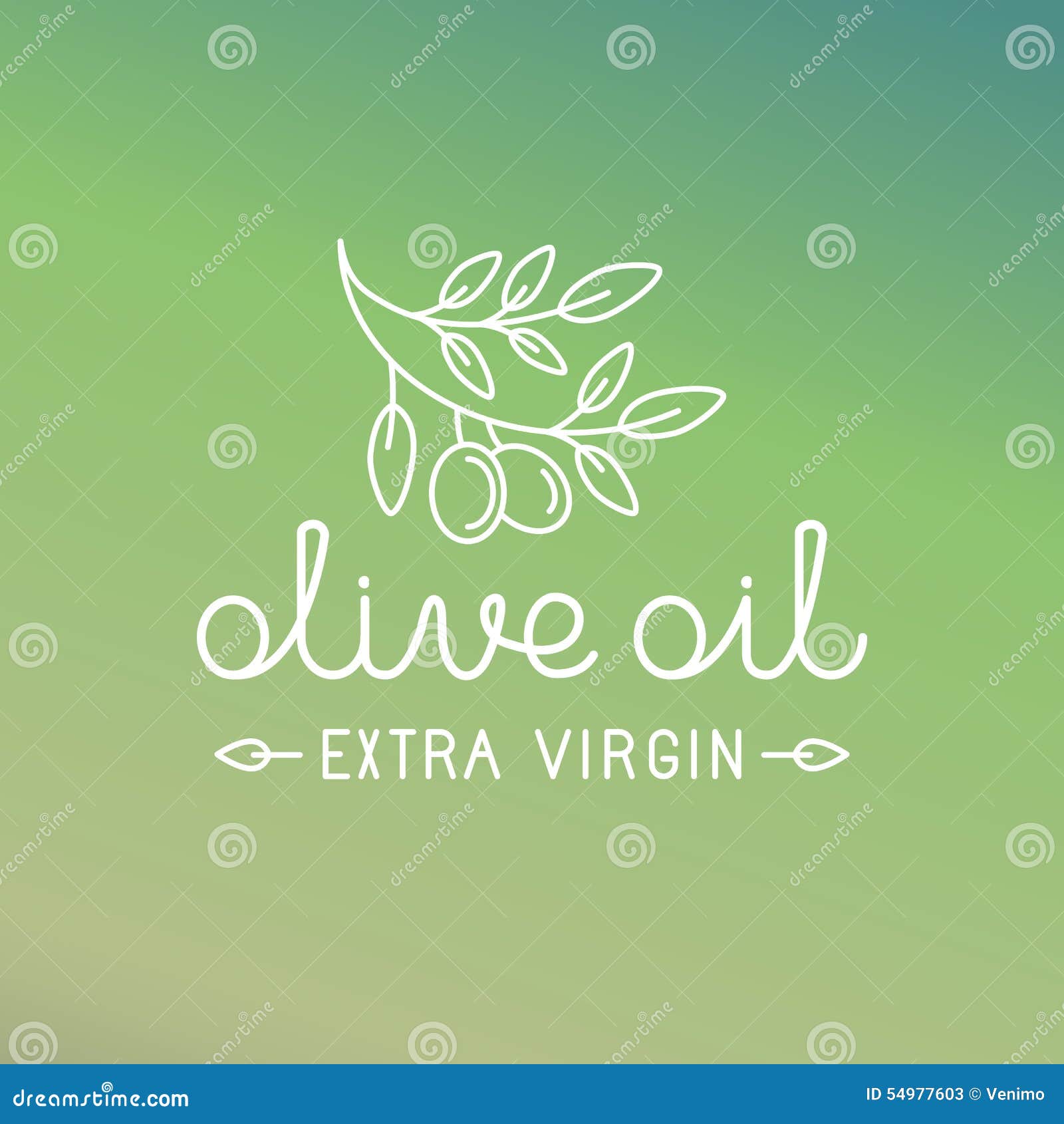 Logo Dell'olio D'oliva Di Vettore Illustrazione Vettoriale ...