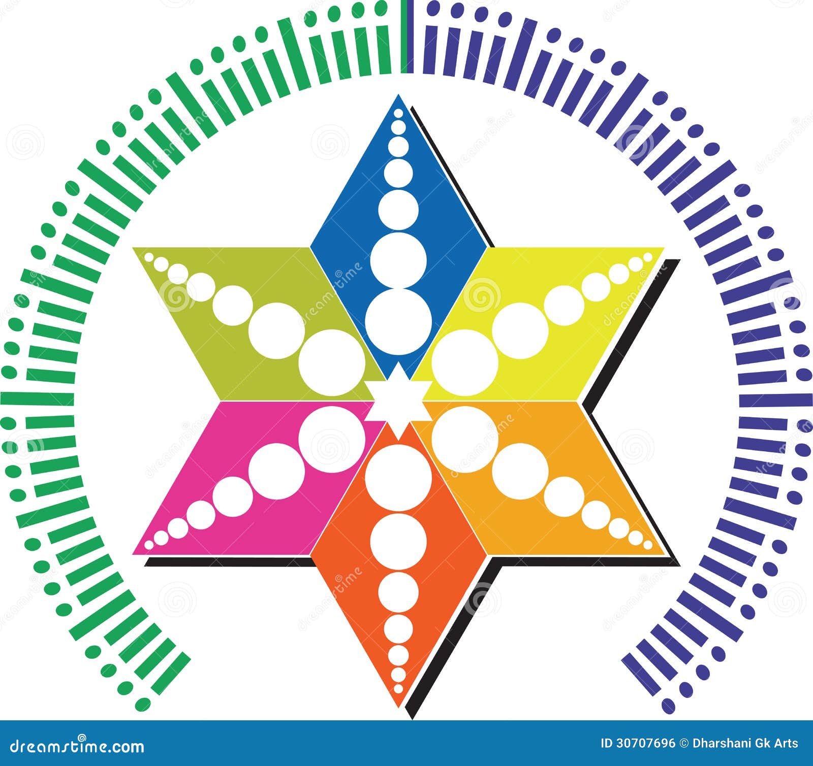 Logo della stella illustrazione vettoriale. Illustrazione di decorativo ...