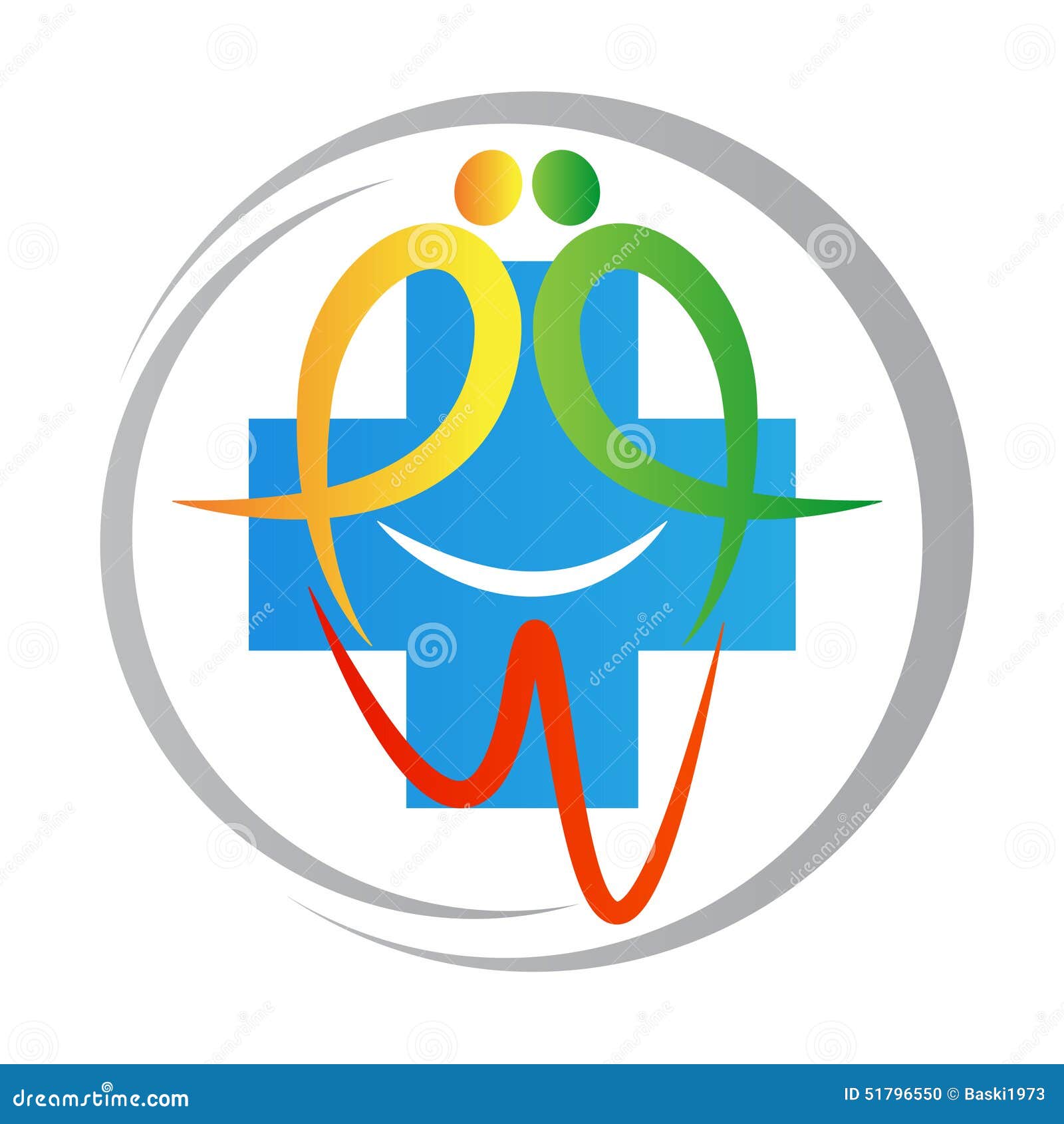 Logo dentaire de clinique illustration de vecteur. Illustration du ...