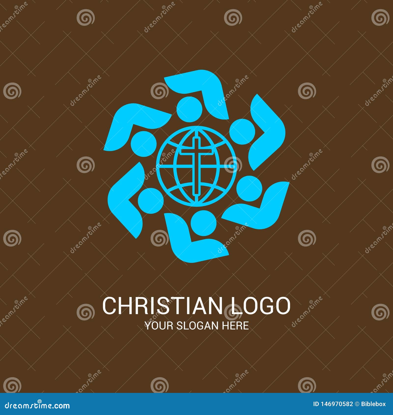 Logo Depicting Unity, Community, Help and Support Stock Vector ...