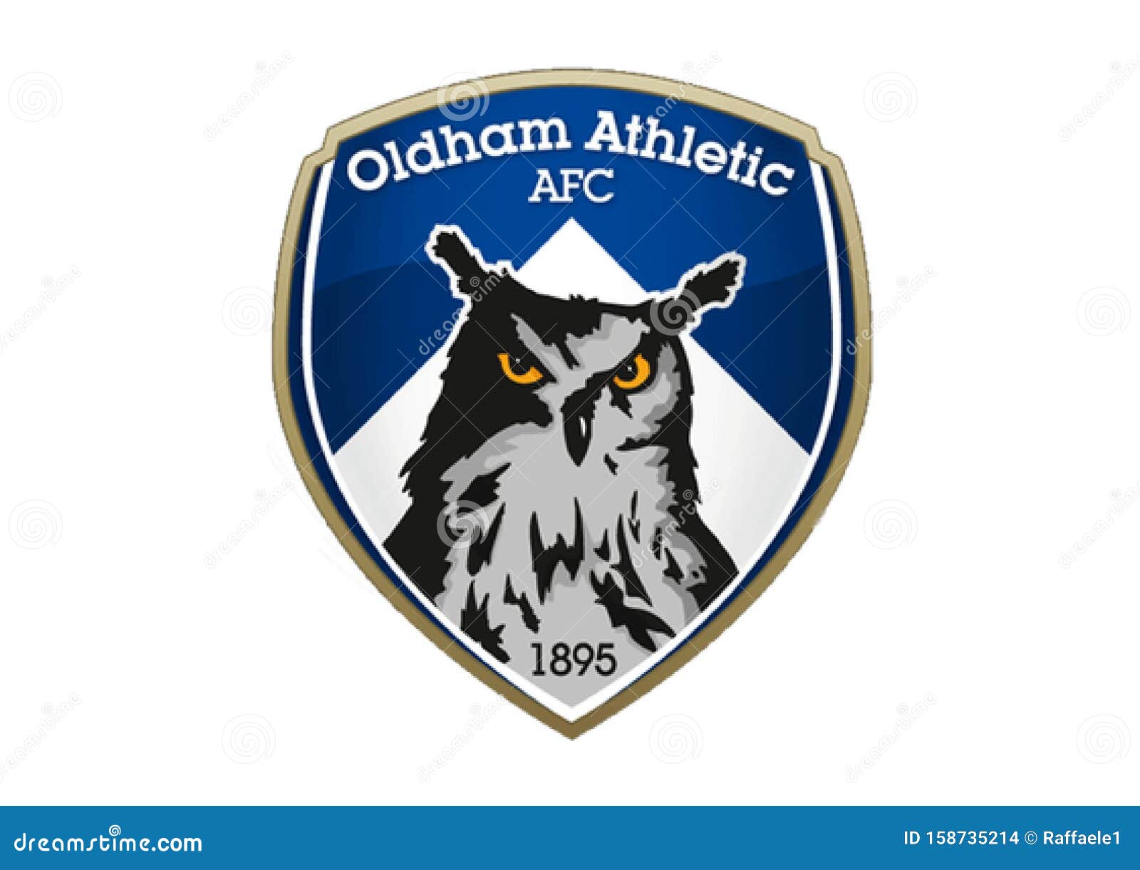 Logo deportivo de Oldham imagen de archivo editorial. Ilustración de ...