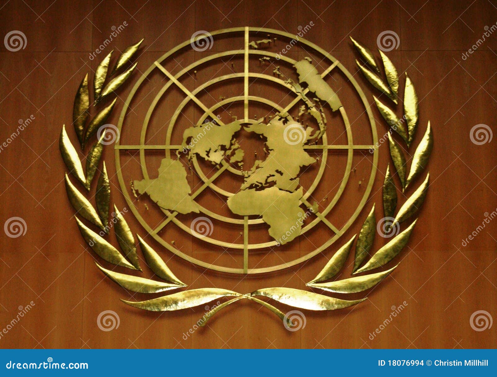 Logo des Nations Unies image stock éditorial. Image du genève - 18076994