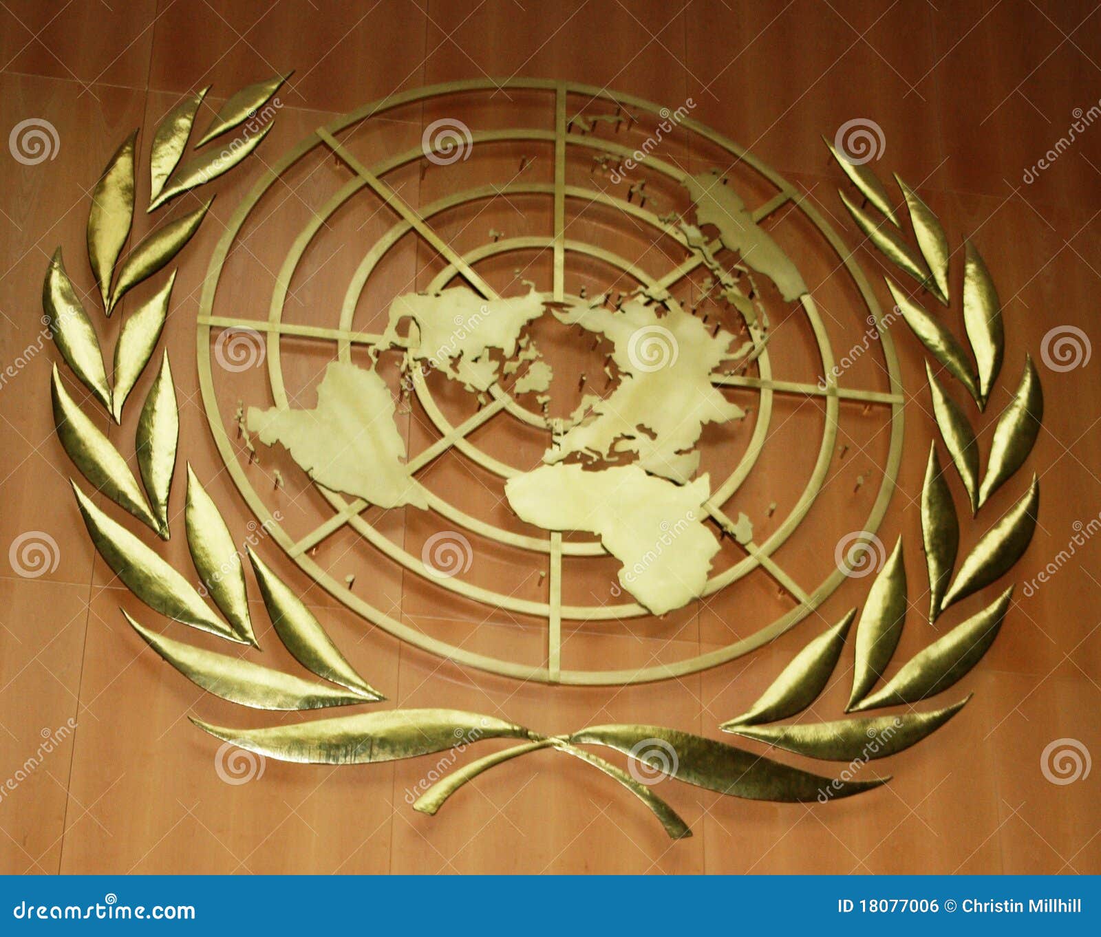 Logo des Nations Unies photo éditorial. Image du multilatéral - 18077006