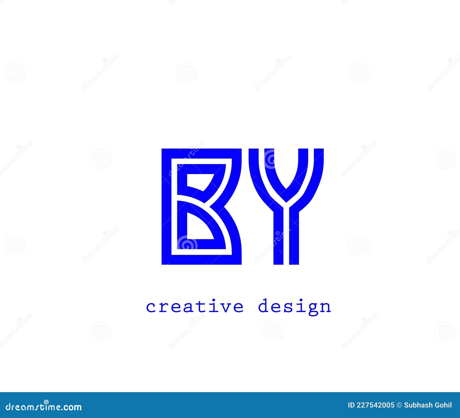 By logo design stock illustration. Illustration of presentation - 227542005