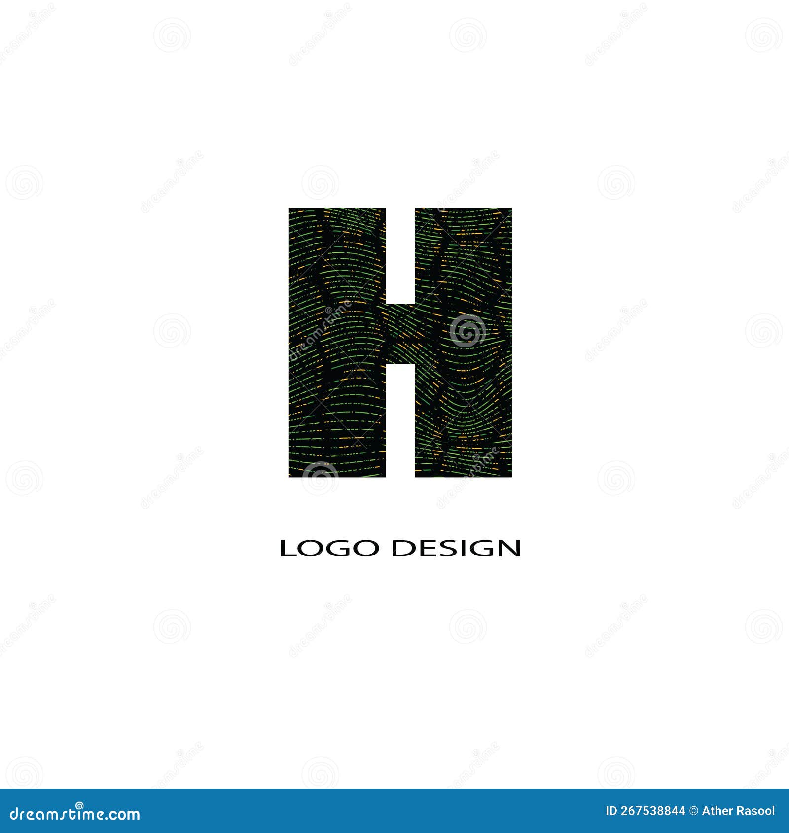 H Later Logo Template for All, Later Logo Design Vector Template. Stock ...