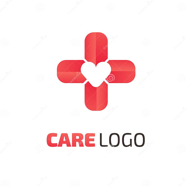 Logo Design Abstract Medical Vector Template Stock Vector