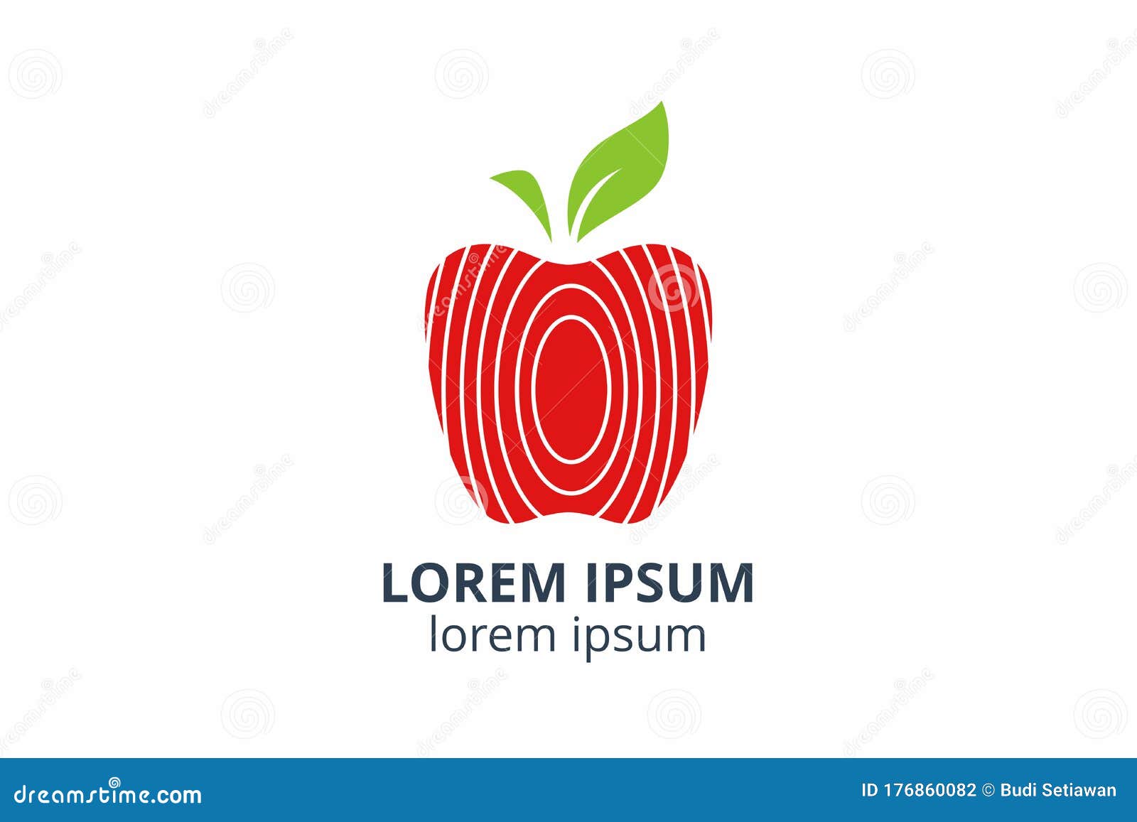 Apple logo stock vector. Illustration of apple, flat - 176860082