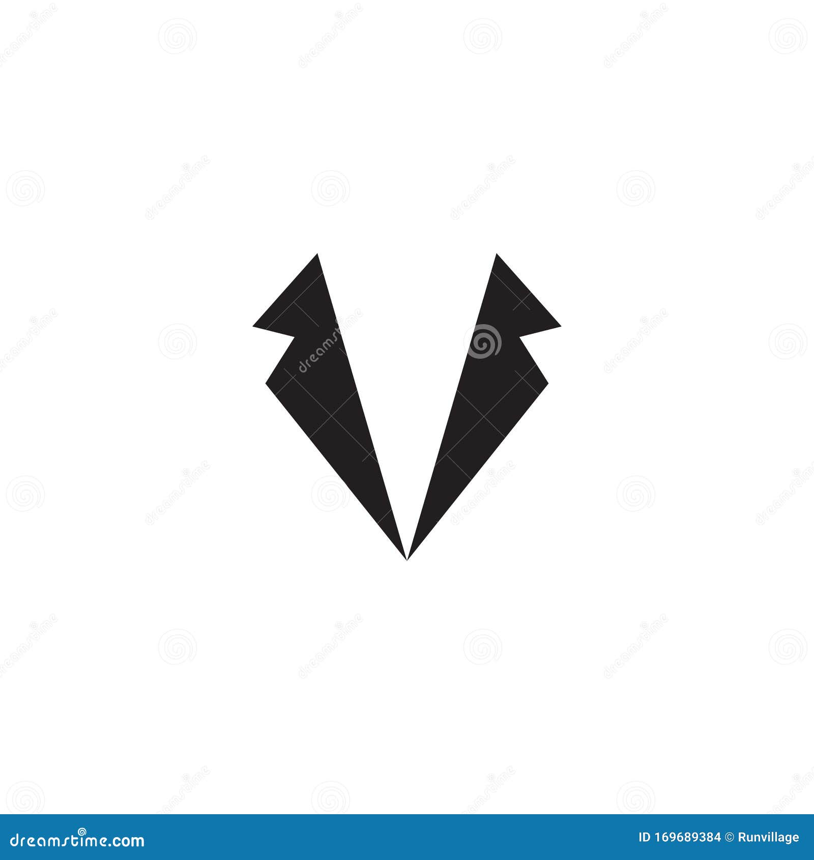 Logo Design with Blazer Icon Vector Stock Illustration - Illustration ...