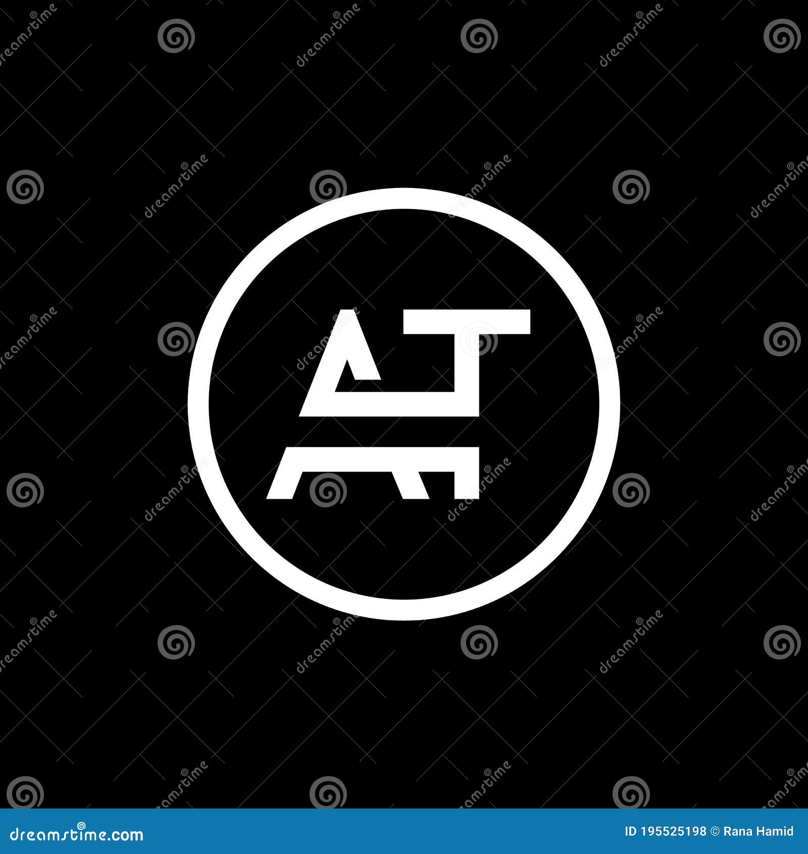 At Logo Design Business Typography Vector Template. Creative Linked ...