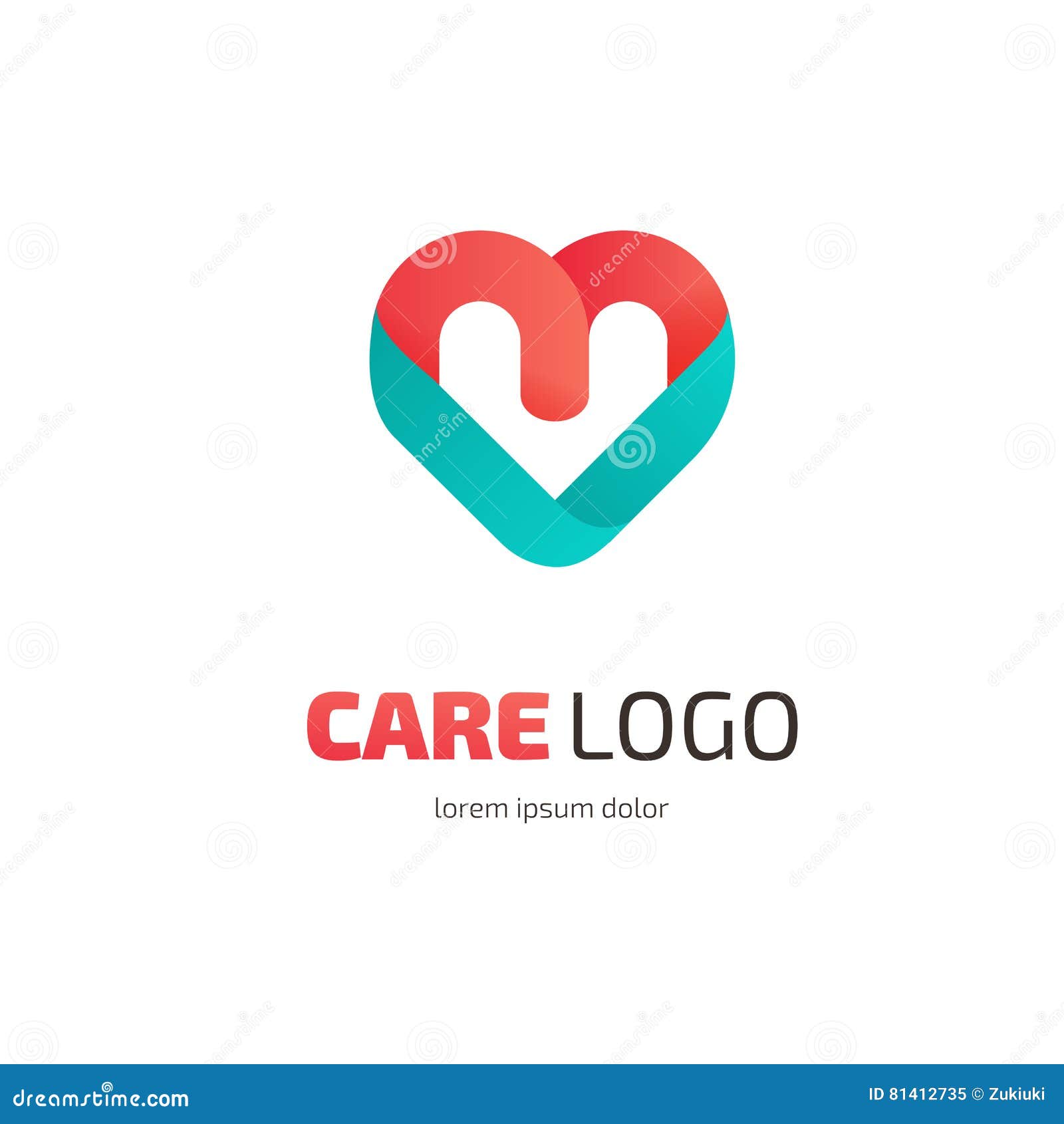 Logo Design Care Vector Template Stock Vector - Illustration of ...