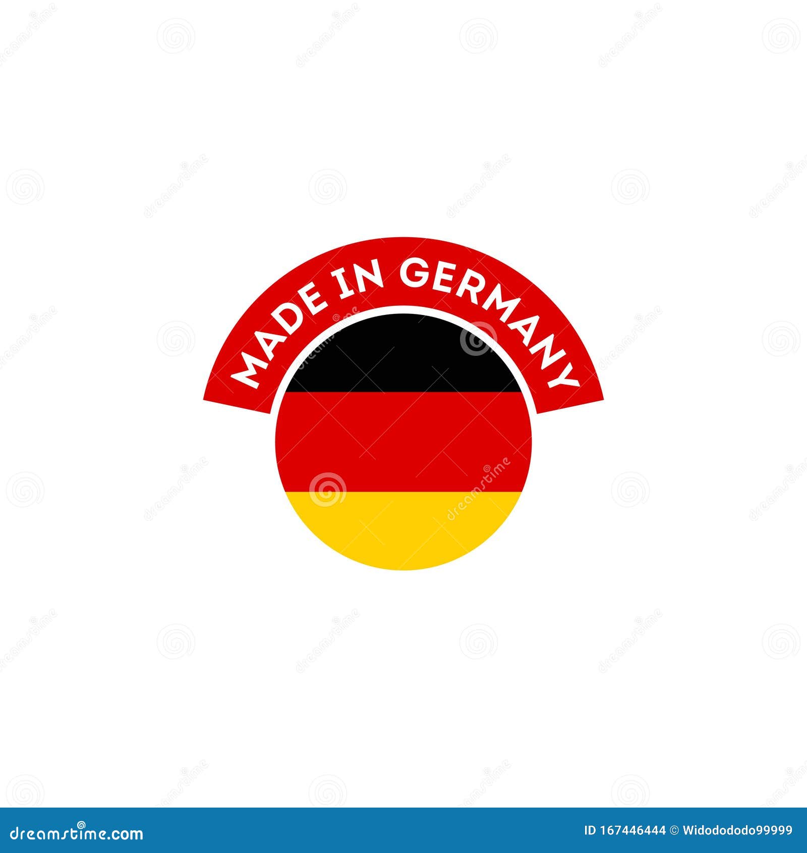 Logo Design Concept Made in Germany Vector Stock Vector - Illustration ...