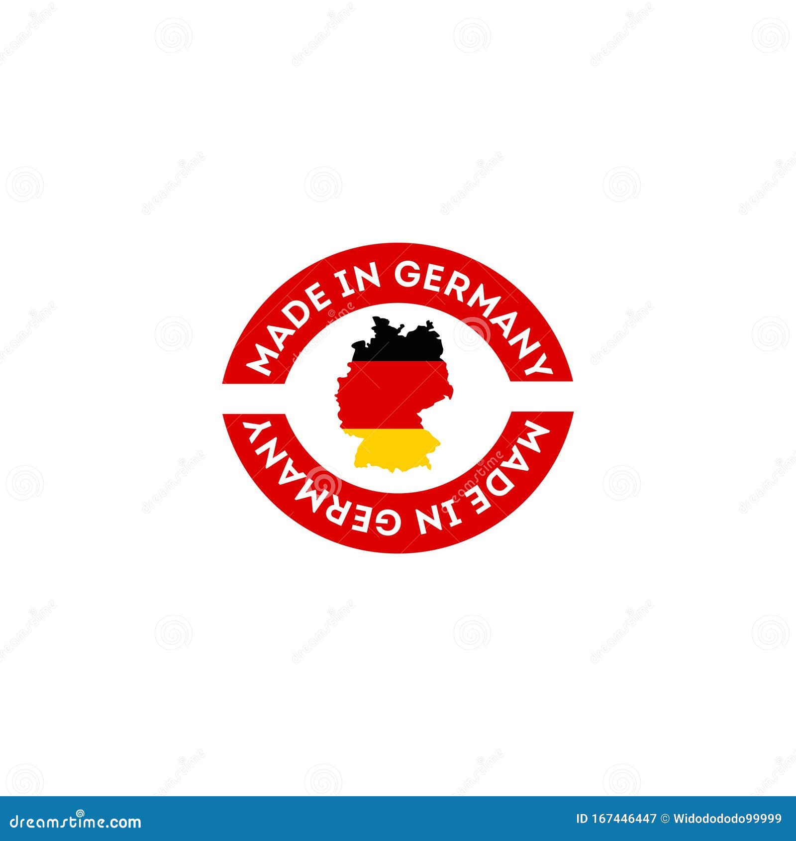 Logo Design Concept Made in Germany Vector Stock Vector - Illustration ...