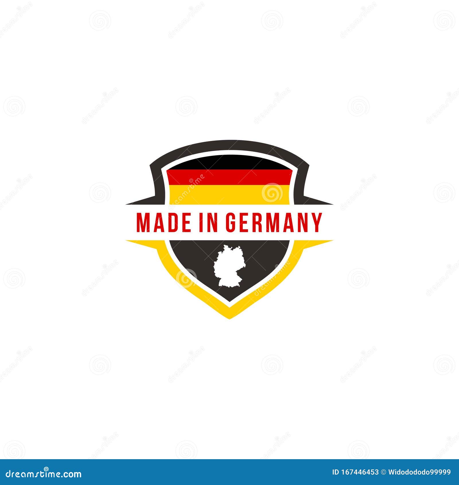 Logo Design Concept Made in Germany Vector Stock Vector - Illustration ...
