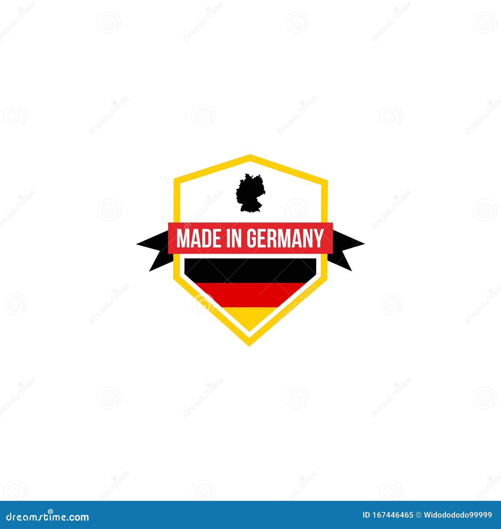 Logo Design Concept Made in Germany Vector Stock Vector - Illustration ...