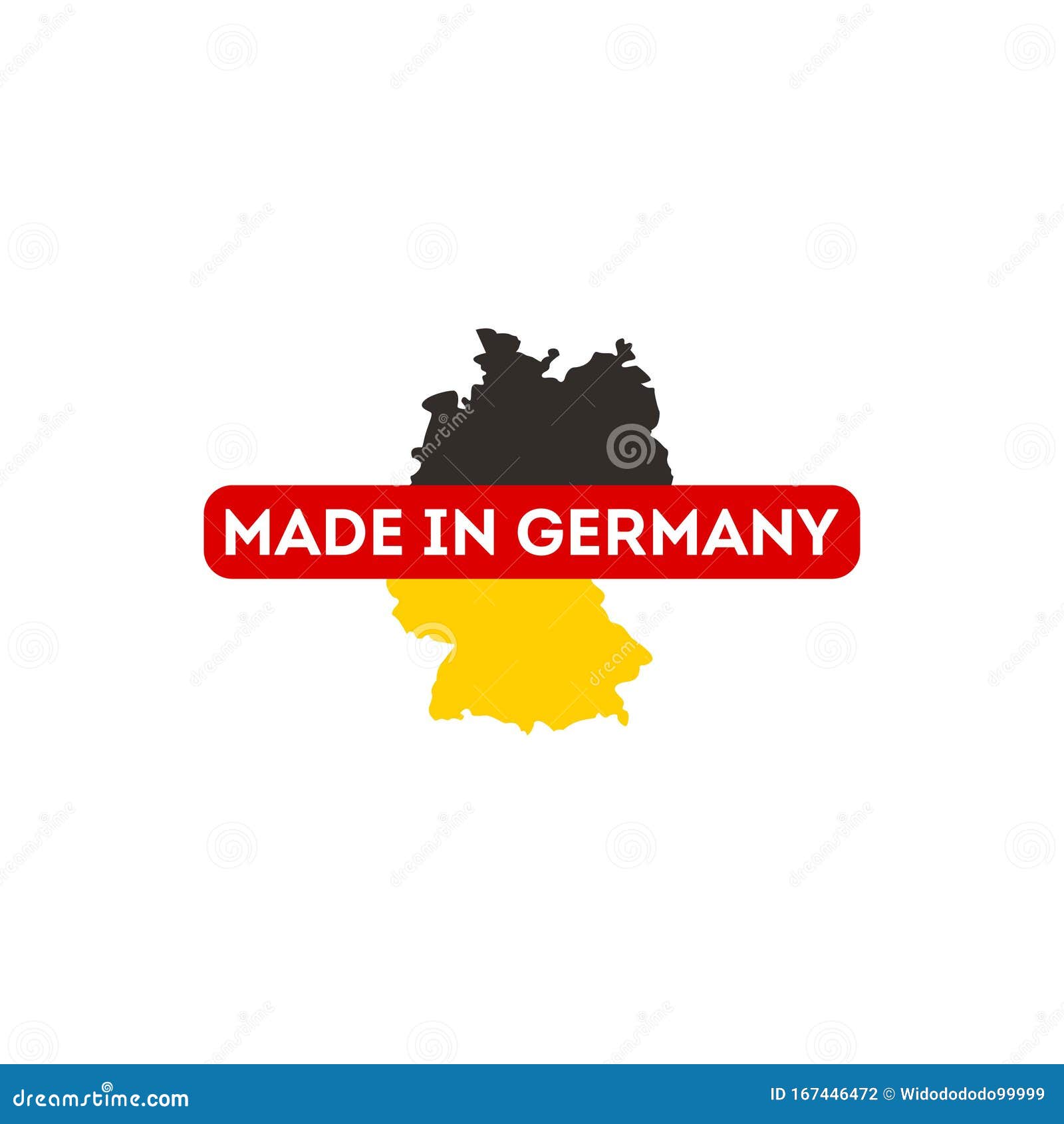 Logo Design Concept Made in Germany Vector Stock Vector - Illustration ...