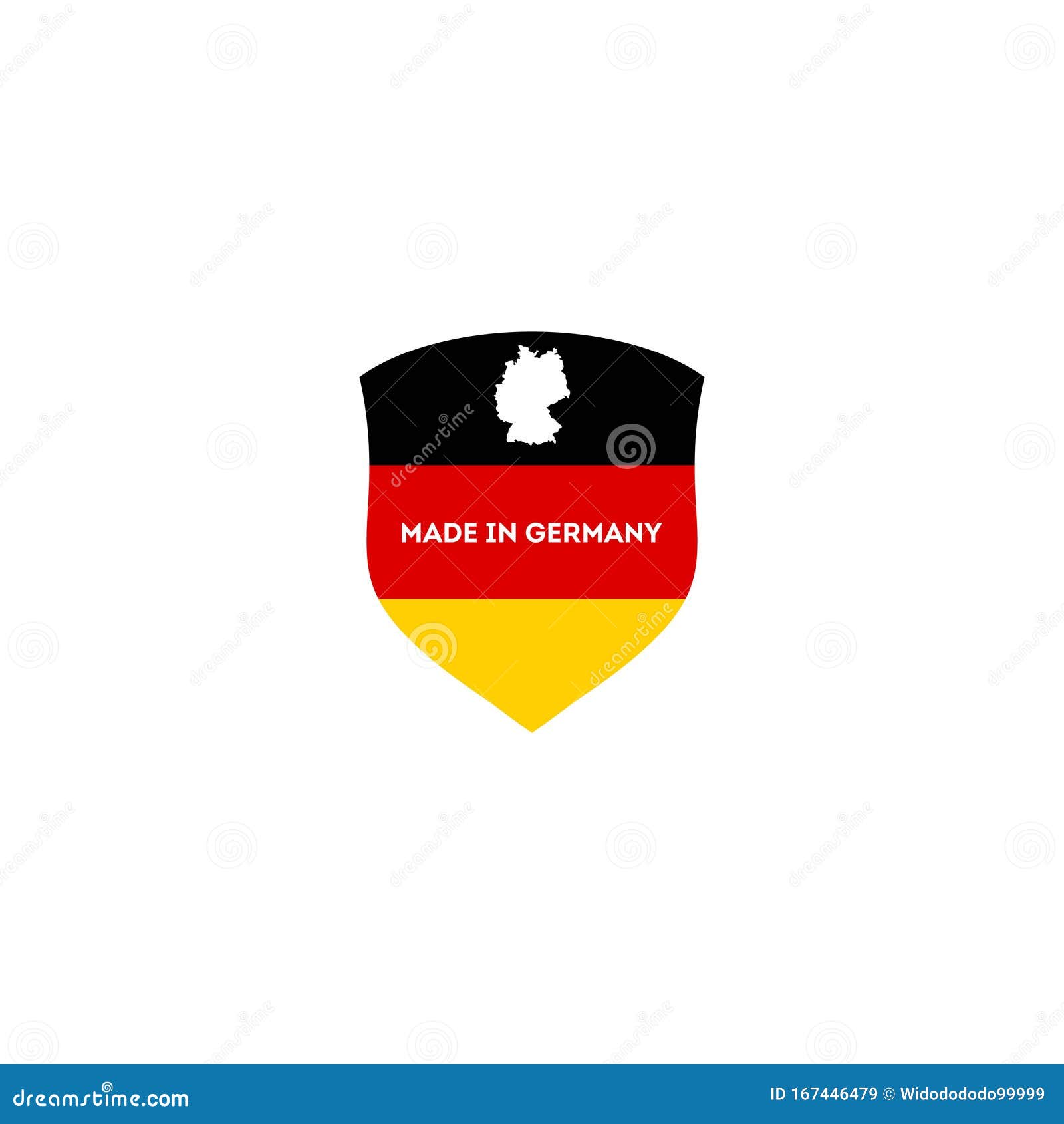 Logo Design Concept Made in Germany Vector Stock Vector - Illustration ...