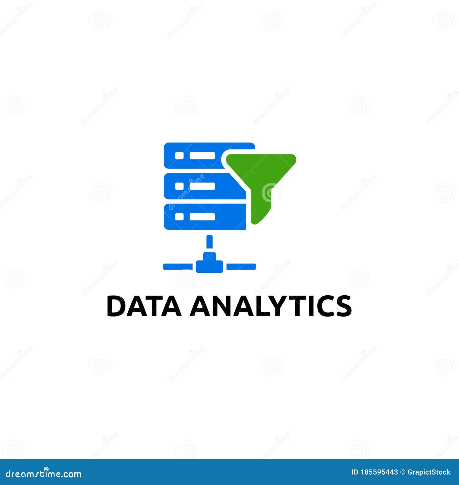 Logo Design Concept Related To Computing, Analytic or Data Processing ...