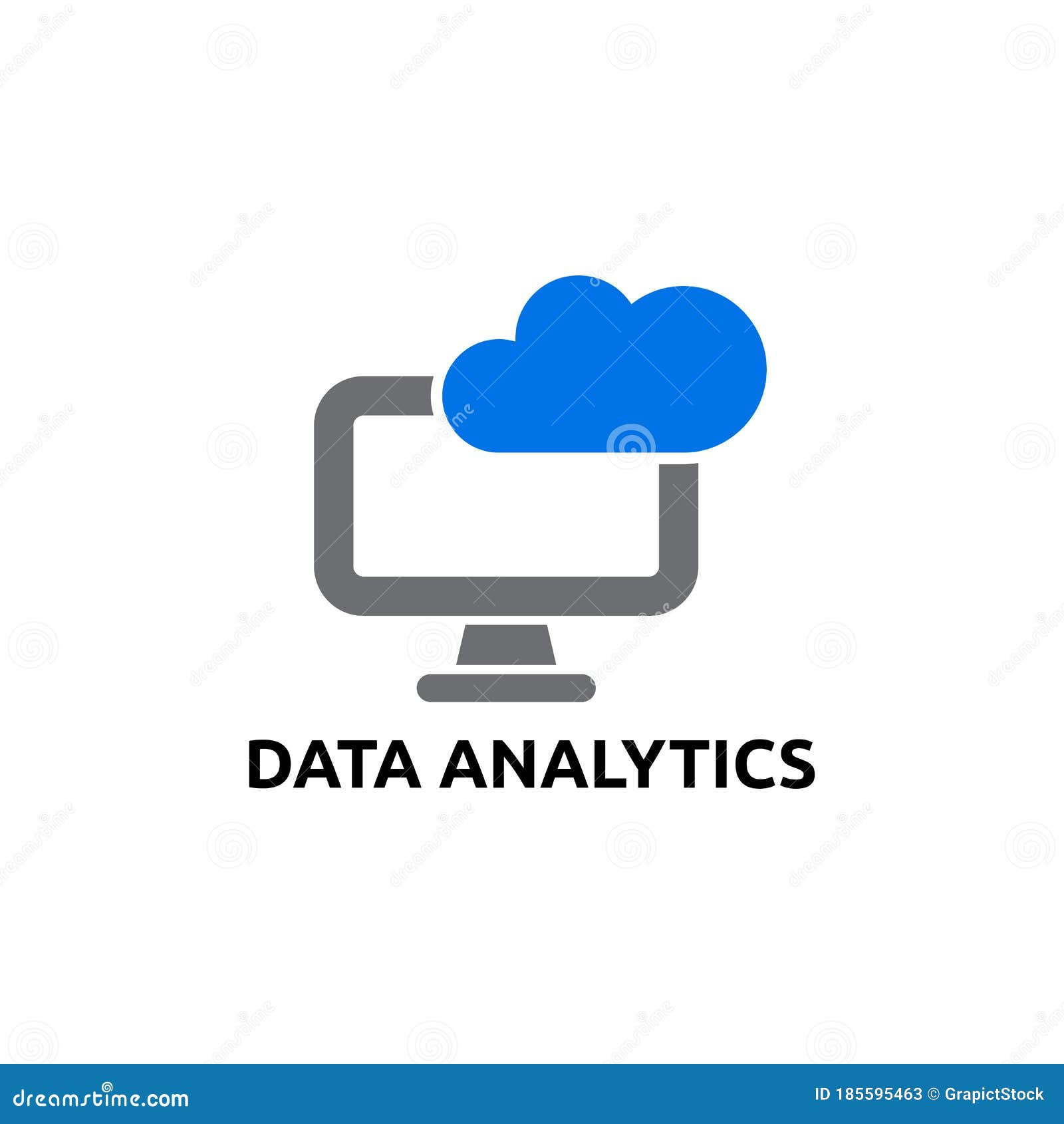 Logo Design Concept Related To Computing, Analytic or Data Processing ...