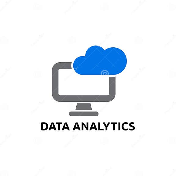 Logo Design Concept Related To Computing, Analytic or Data Processing ...