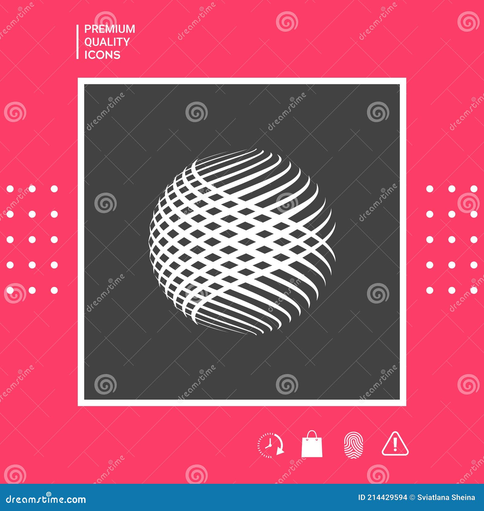 Logo Design. Earth Symbol. Graphic Elements for Your Design Stock ...