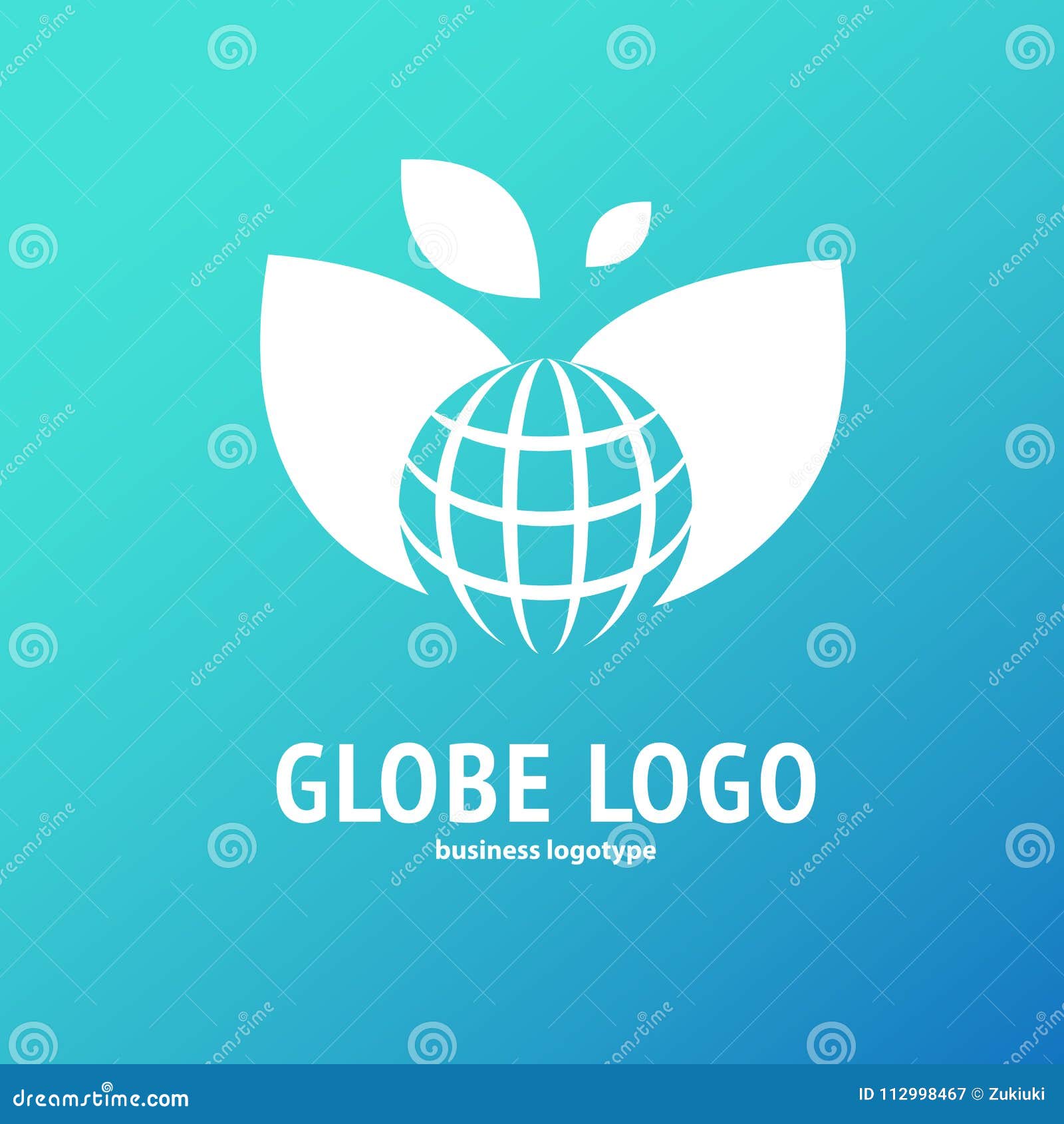 Logo Design Globe Vector Template Stock Vector - Illustration of ...