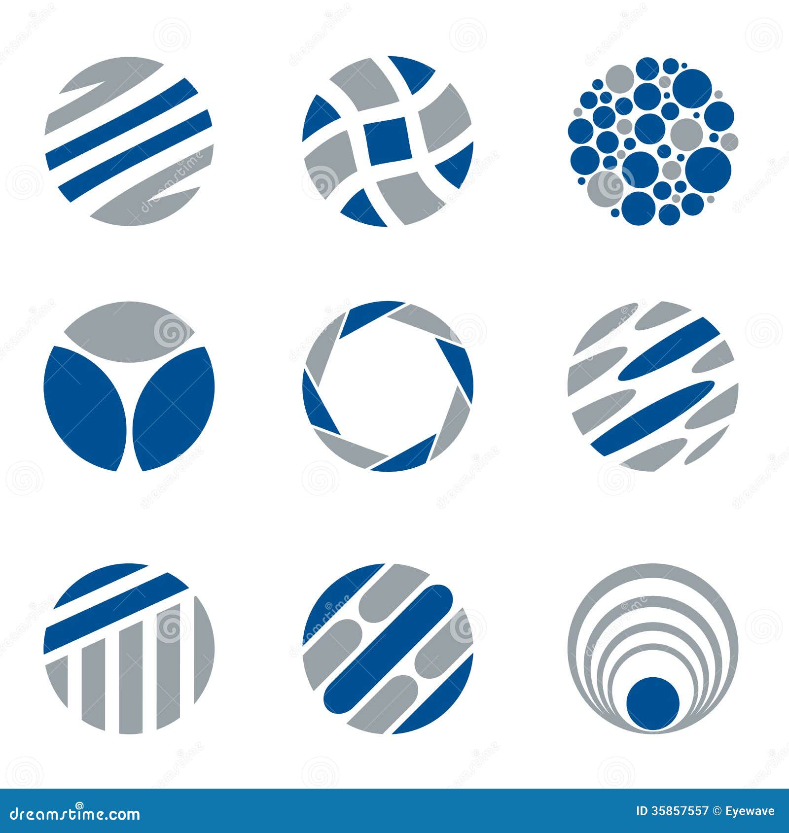 Logo and Design Elements Circular Abstracto Ilustración del Vector ...