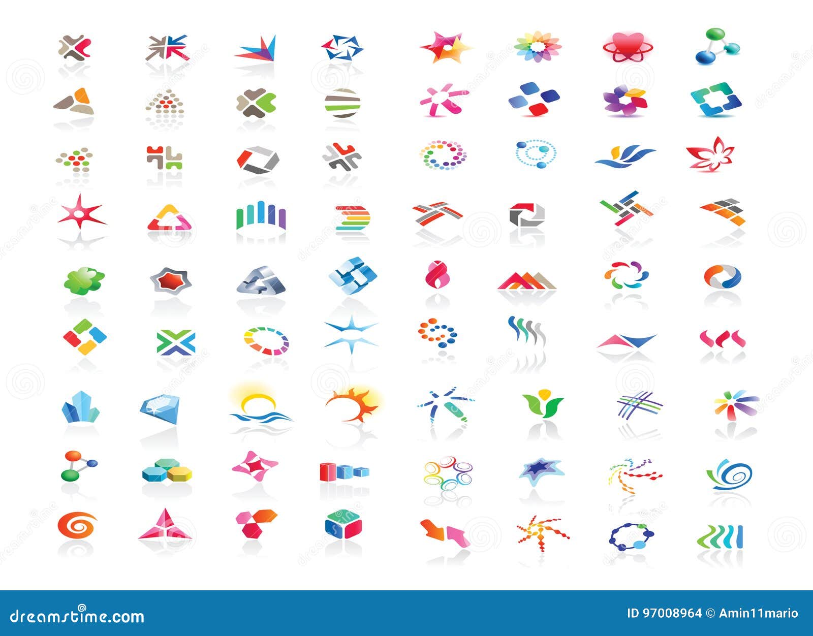 Logo Design Elements Set for Designer Stock Illustration - Illustration ...