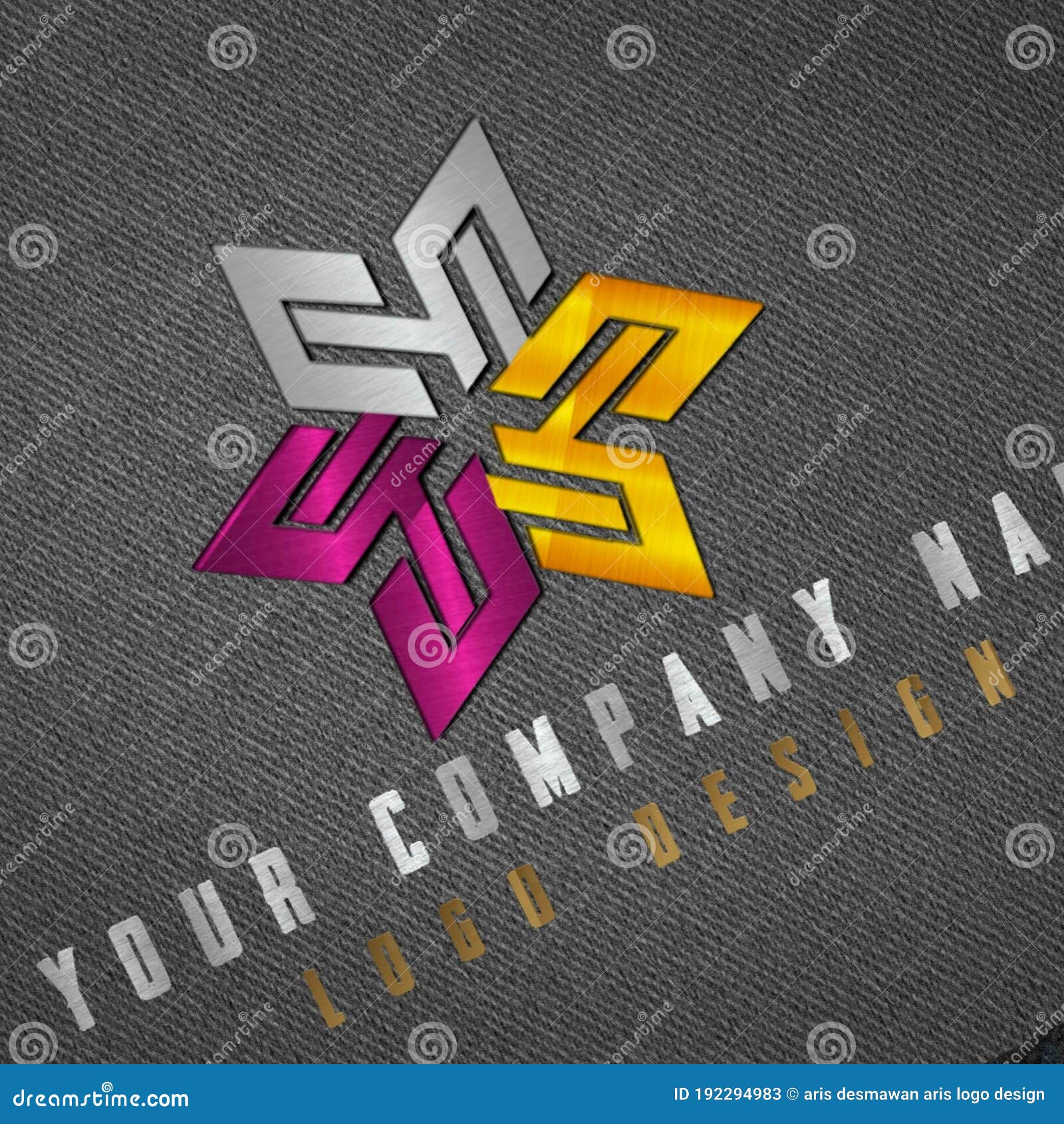 Logo Design for the Embassy Stock Illustration - Illustration of design ...