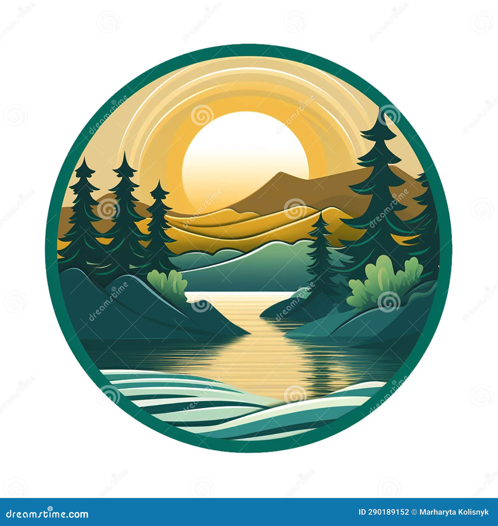 Logo Design Expressing the Concept of Nature Conservation 3 Stock ...