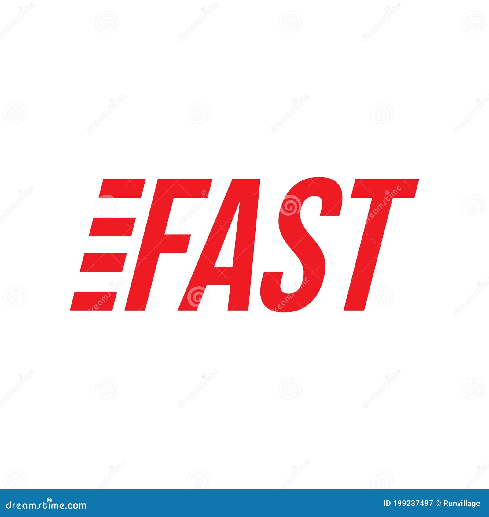Logo Design about Fast Idea. Faster Logo Stock Vector - Illustration of ...