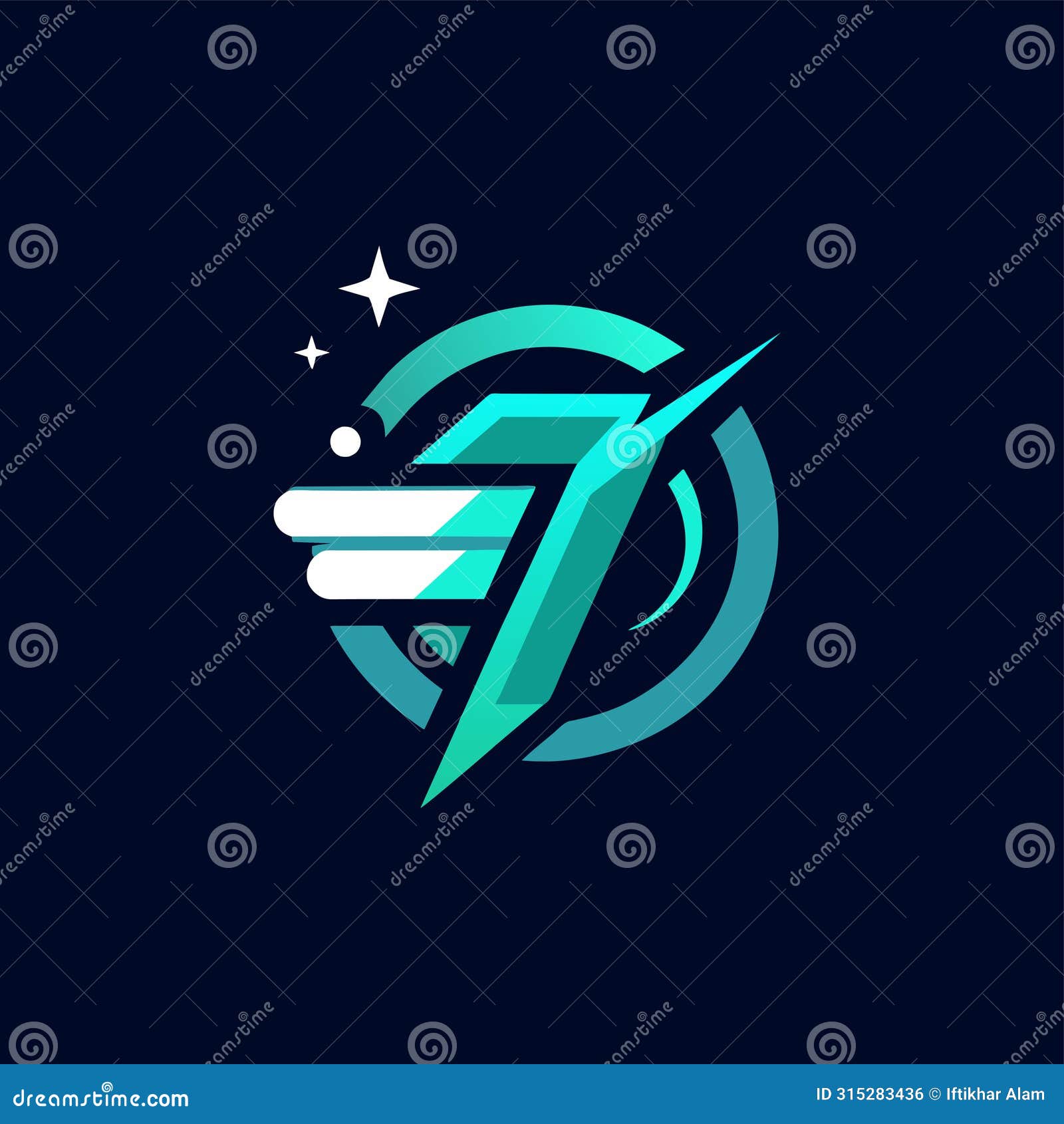 Logo Design Featuring Futuristic Elements for a Sci-fi Company, a ...