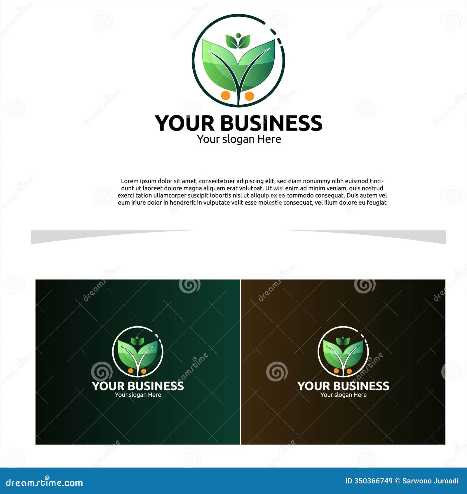 Logo Design Featuring a Sprouting Leaf with Soft Curves, Modern Style ...