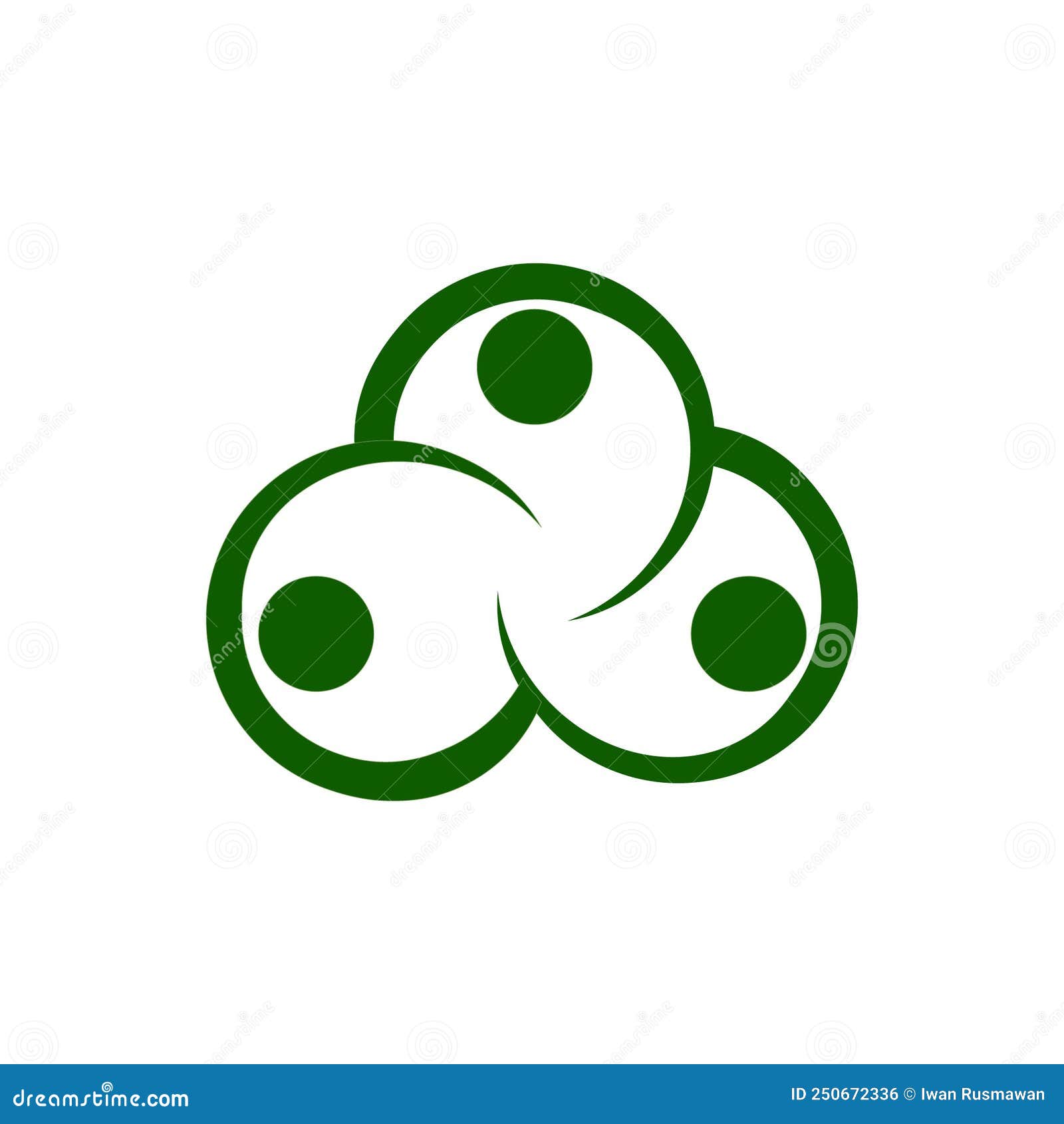 Human Group Green Modern Logo Design Stock Vector - Illustration of ...